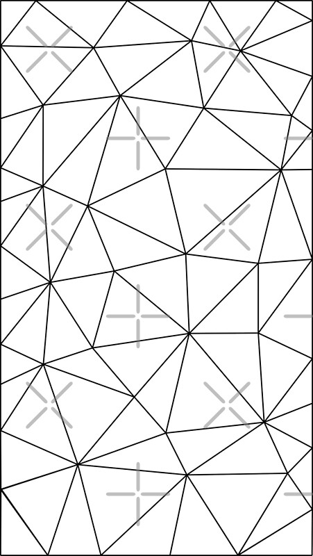 "Black and White Minimal Geometric Triangle Design" by patternsoup ...