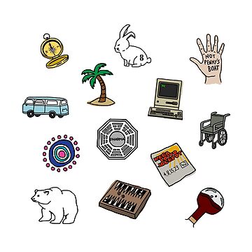 "lost" Sticker for Sale by halfabubble | Redbubble