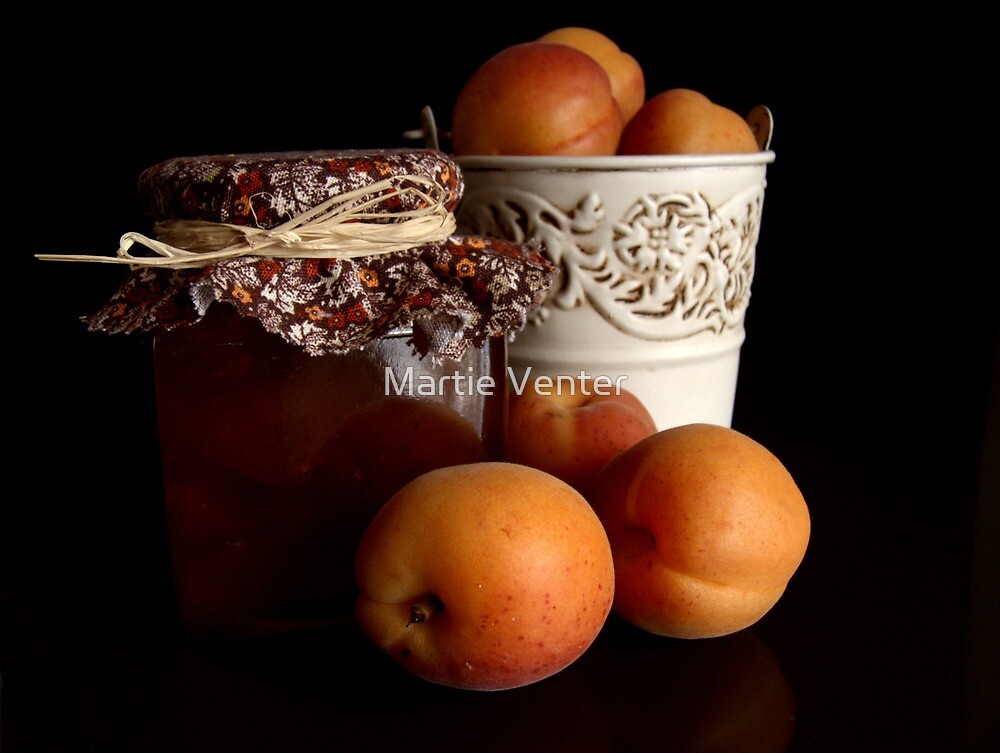 "Apricot Jam Still Life" by Martie Venter | Redbubble