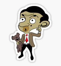Mr Bean Stickers | Redbubble