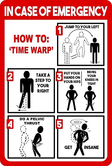 "How To: Time Warp" Posters by icecoldtea | Redbubble