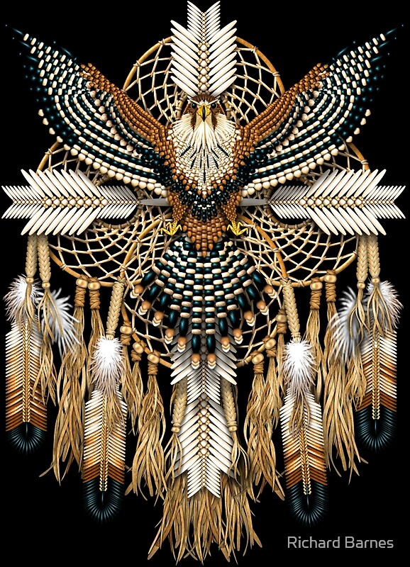 "Aplomado Falcon Native American Mandala" by Ricky Barnes | Redbubble