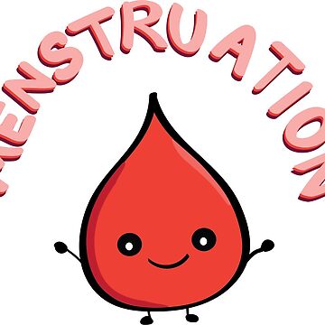 "Menstruation" Sticker for Sale by Joyce Song | Redbubble