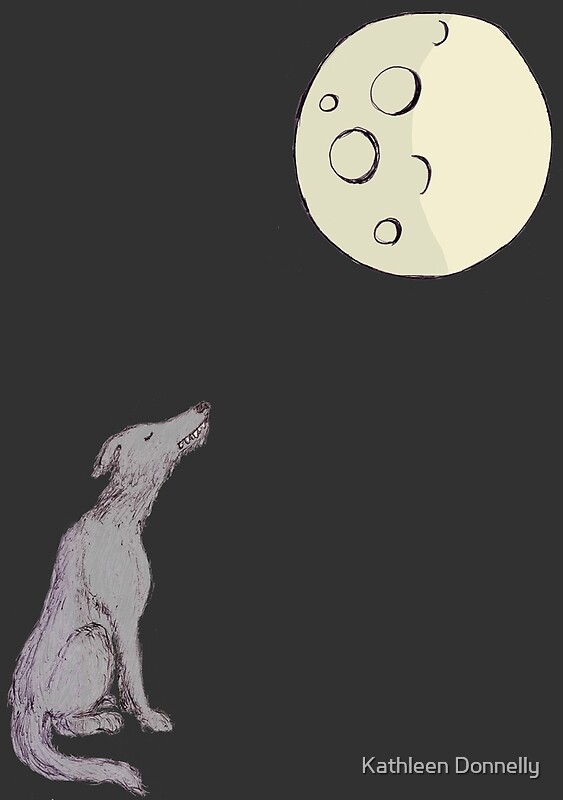 "Full Moon, Empty Head" by Kathleen Donnelly | Redbubble