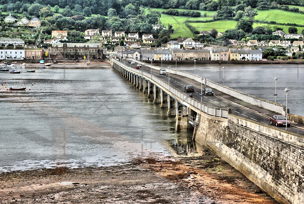"Shaldon Bridge" by Catherine Hamilton-Veal © | Redbubble