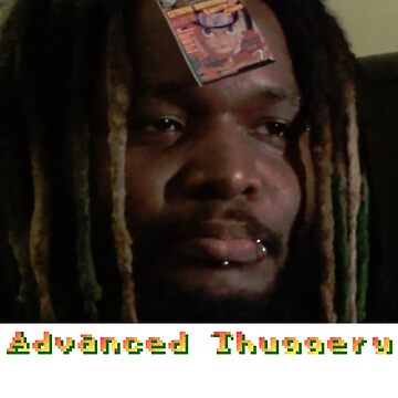 "Advanced Thuggery" Sticker for Sale by TheIlluminatea | Redbubble