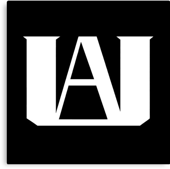 "U.A. High - Hero Academy logo - (My Hero Academia) (Boku no Hero ...