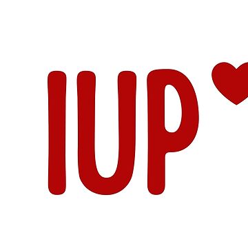 "IUP Indiana University of Pennsylvania Sticker" Sticker for Sale by ...
