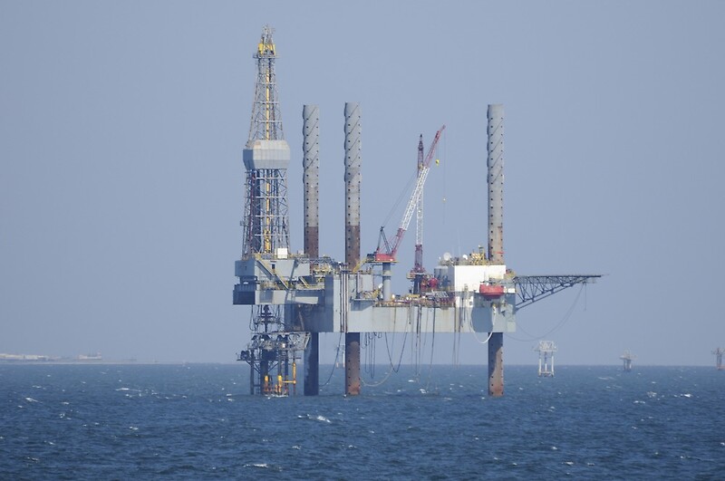 "Jack Up Rig Offshore" by Bradford Martin | Redbubble