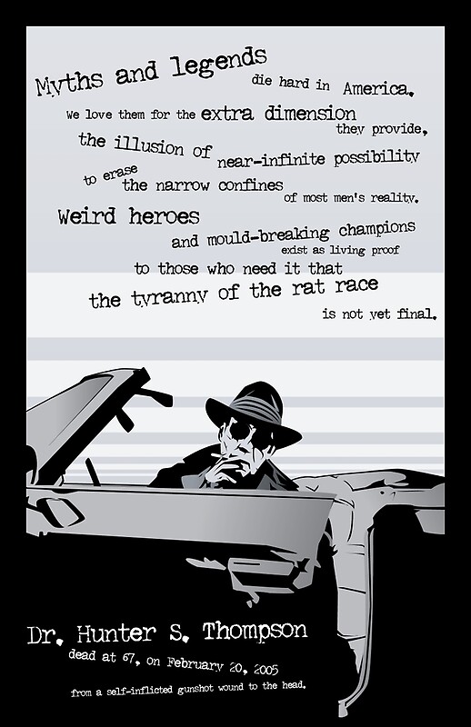 Hunter S Thompson: Posters | Redbubble