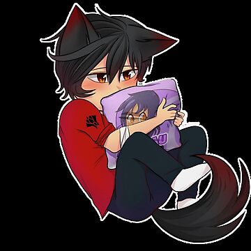 "Aaron Lycan with Waifu Aphmau Lycan" Sticker for Sale by Mehtab Khatik ...