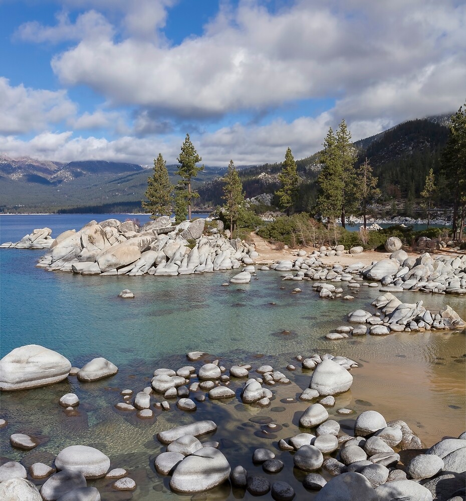 "A View of Sand Harbor " by Richard Thelen | Redbubble