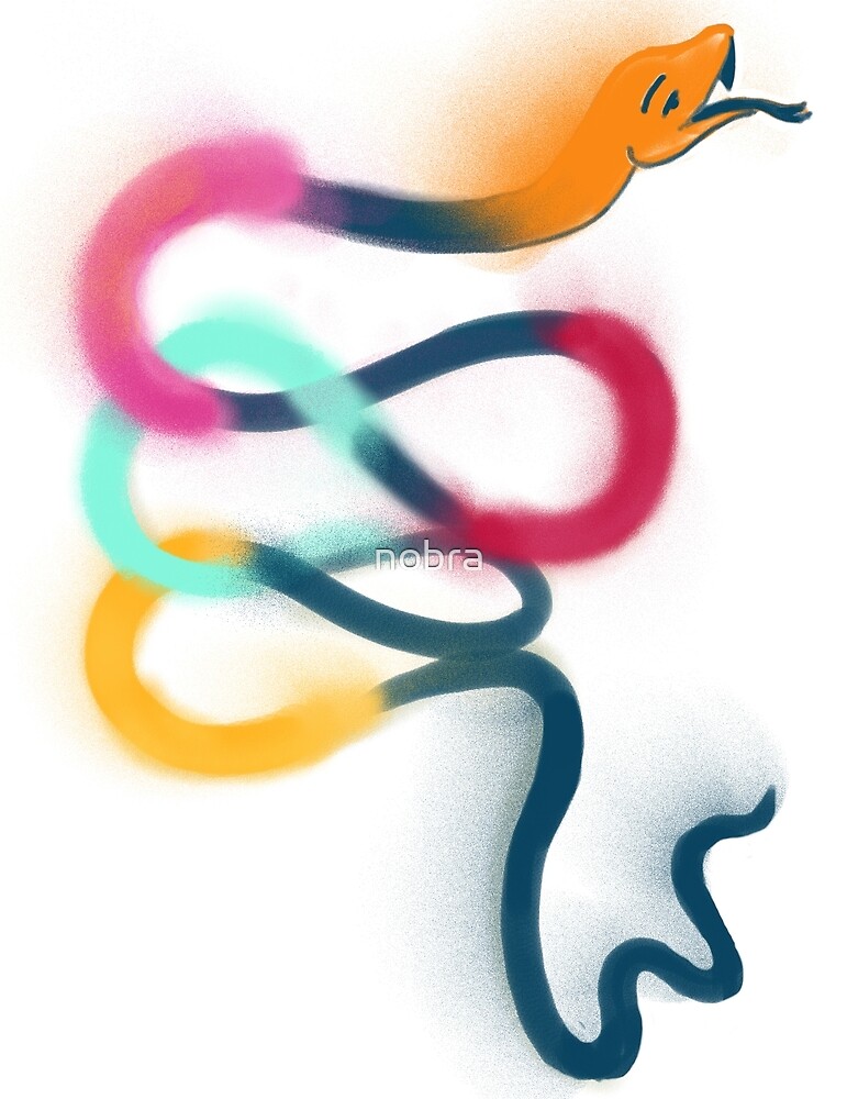 "Snake graffiti illustration" by nobra | Redbubble