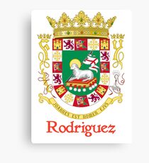 Rodriguez Family Crest: Canvas Prints | Redbubble