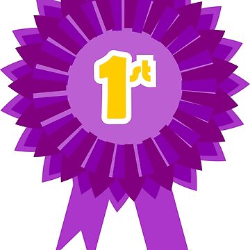 "First place purple" Sticker by BlueBerry45 | Redbubble
