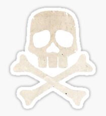 Captain Harlock Skull Stickers | Redbubble
