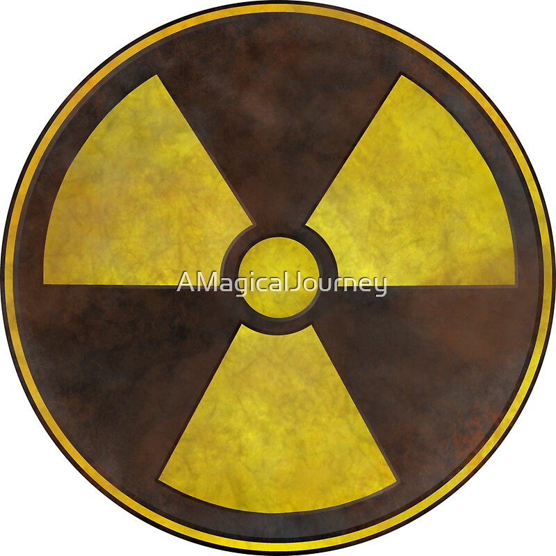 "Radioactive Fallout Symbol - Nerd Science" Stickers by AMagicalJourney ...