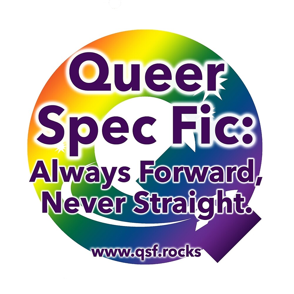 "QSF Forward Logo - White" by queerscifi | Redbubble