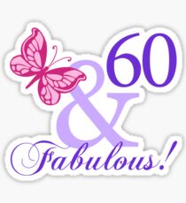 Happy 60th Birthday: Stickers | Redbubble