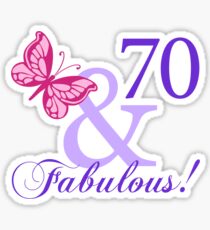 70th Birthday: Stickers | Redbubble