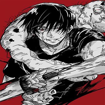 "Toji's smile" Sticker for Sale by moske98 | Redbubble