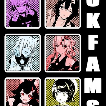 "Hololive OKFAMS" Poster for Sale by BridgetCalanth | Redbubble