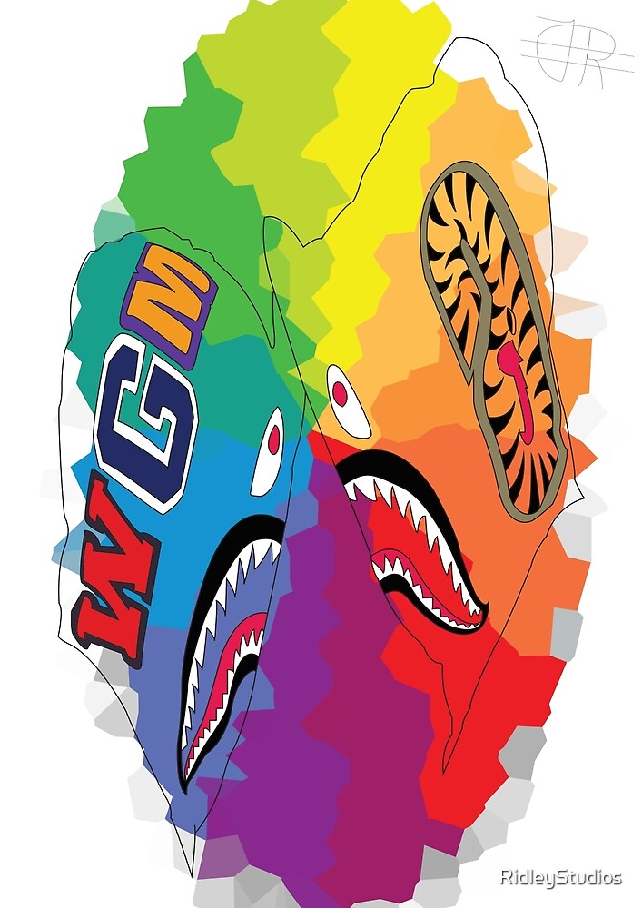 "Bape Heads" by RidleyStudios | Redbubble