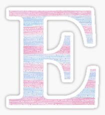 Letter E: Stickers | Redbubble