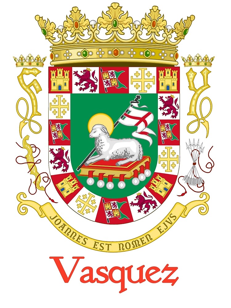 "Vasquez Shield of Puerto Rico" by William Martin | Redbubble