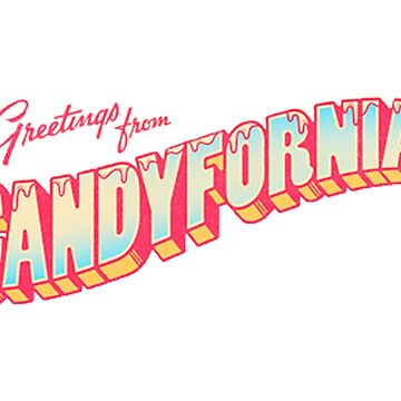 "candyfornia retro - katy perry" Sticker for Sale by bradlethepadle ...