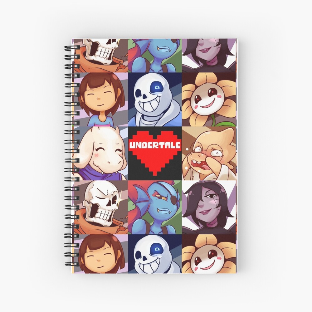 "Undertale" Spiral Notebook by stosmenes | Redbubble