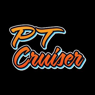 "PT Cruiser - Vintage Colorful Text" Sticker for Sale by Jdm-Knights ...