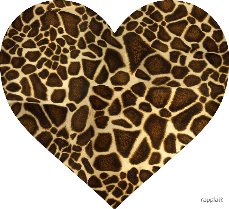 Heart Made With Giraffe Necks