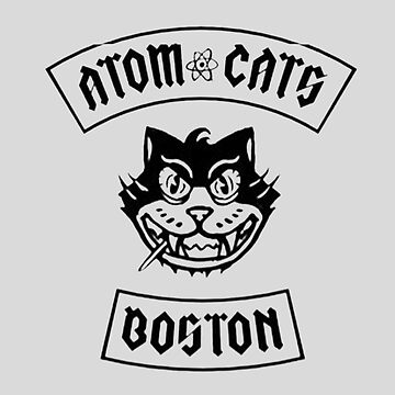 "Atom Cats Badge 4" Poster for Sale by Glyphz | Redbubble