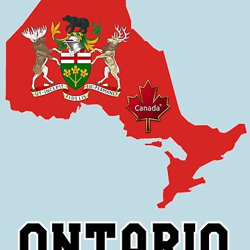"Ontario Canada" Sticker for Sale by HAKVS | Redbubble