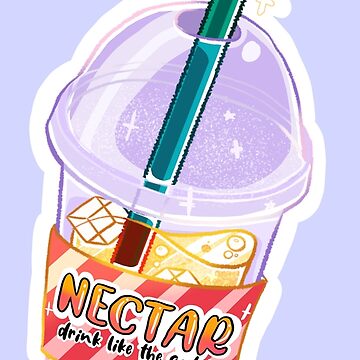"Percy Jackson - Nectar Cup" Sticker by babyimfull | Redbubble