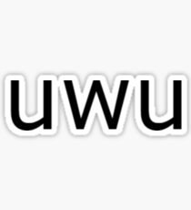 Uwu Stickers | Redbubble