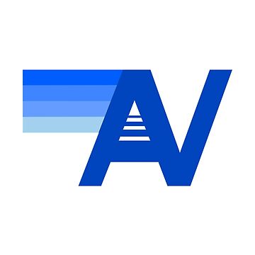 "blue AV" Sticker for Sale by lizziesumner | Redbubble