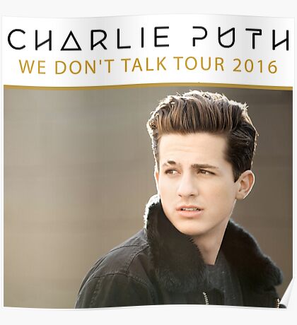 Charlie Puth: Posters | Redbubble