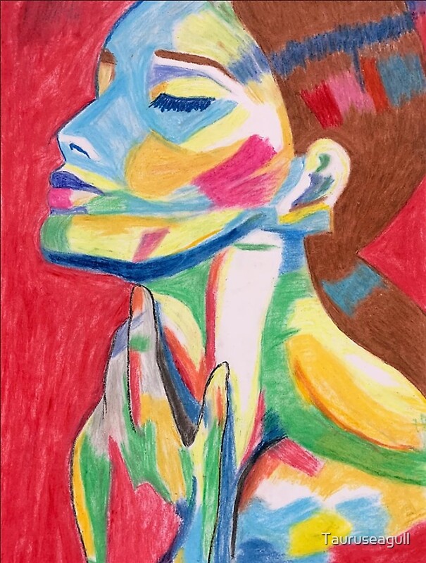 "abstract oil pastel sketch" by Tauruseagull | Redbubble
