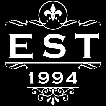 "Established 1994" Poster for Sale by Fives55 | Redbubble