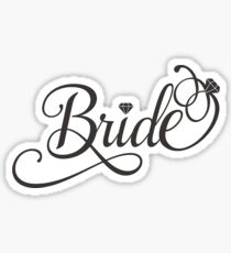 Team Bride Stickers | Redbubble
