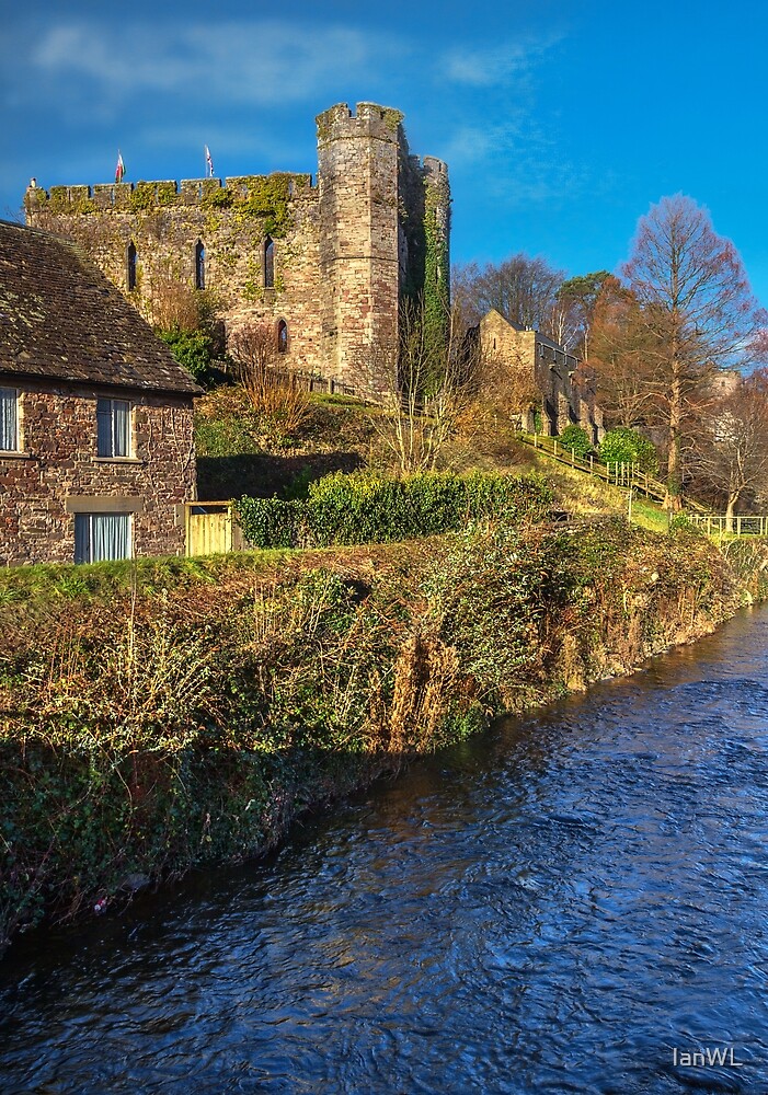 "Brecon Castle Above The River Honddu" by IanWL | Redbubble