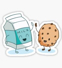 Milk And Cookies Stickers | Redbubble