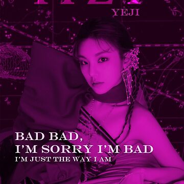 "Poster Itzy Yeji Dalla Dalla" Poster by kakesun | Redbubble