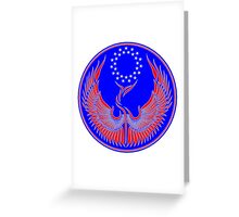 "Defiant Phoenix Symbol in Red White and Blue" by Tzsycho | Redbubble