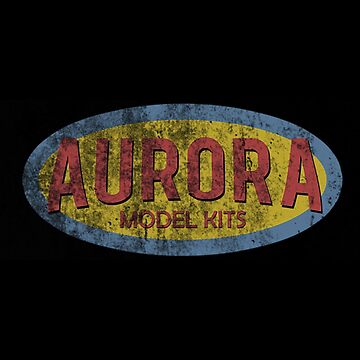 "Aurora Models T-ShirtAurora Model Kits, distressed and faded" Sticker ...