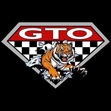 "Pontiac GTO Tiger Shirt" Sticker for Sale by bandleft0843 | Redbubble