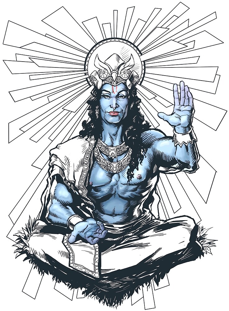 "Rama seventh avatar of Vishnu" by david swan | Redbubble