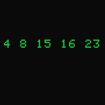 "LOST Numbers" Clock for Sale by MillzyMerch | Redbubble